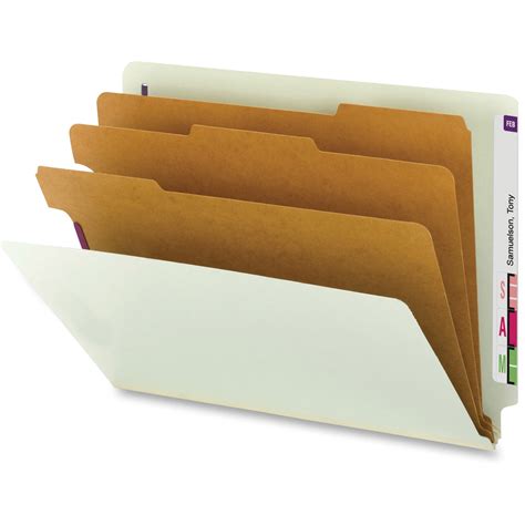 Smead Smd26820 Classification Folders With Safeshield Fastener 10
