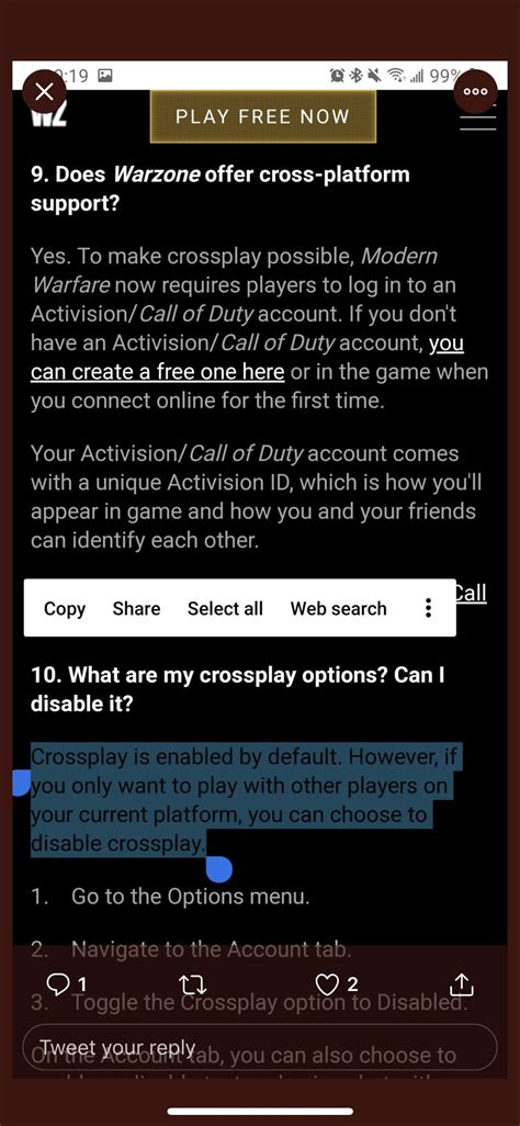 To Those Saying You Cant Disable Crossplay R ModernWarzone