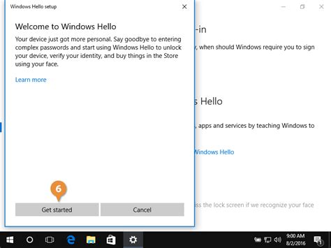 Windows Hello In Windows CustomGuide