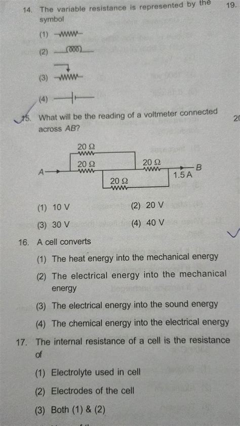The Variable Resistance Is Represented By The Symbol Filo
