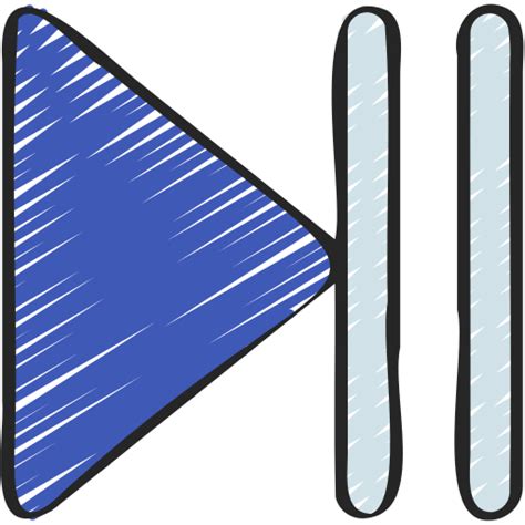 일시 정지 재생 무료 상호 작용개 아이콘