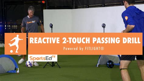 Reactive 2 Touch Passing Soccer Drill Sportsedtv