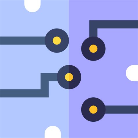 Microchip Basic Straight Flat Icon