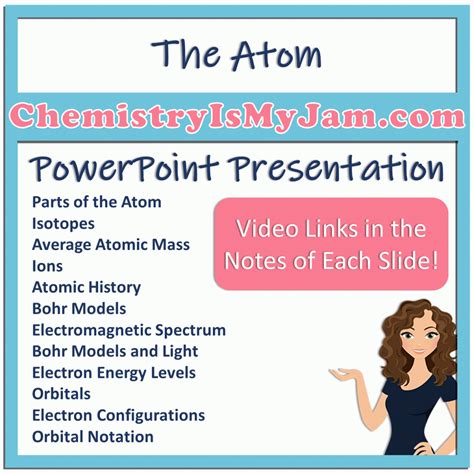 The Atom Powerpoint With Videos Aligned Chemistry Is My Jam
