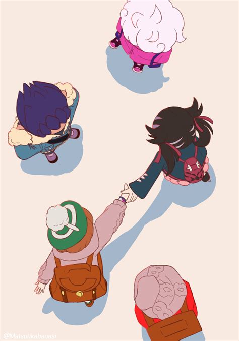 Marnie Gloria Victor And Bede Pokemon And More Drawn By Matsurikabanasi Danbooru