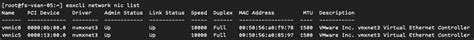 Виртуализация Как быстро выключить физический интерфейс Vmnic на хосте Vmware Esxi