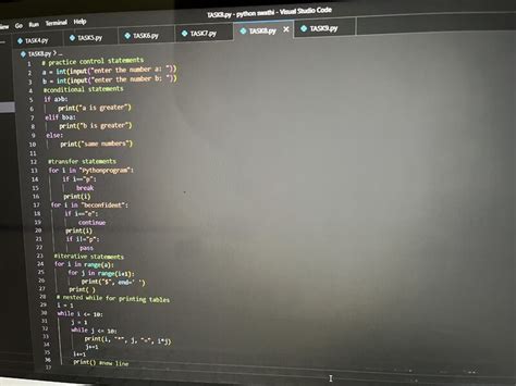 Swathihemalatha Munasa On Linkedin Python Programming Day 3 Task 8 Practice Control Statements
