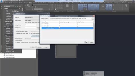 Sheet Set Manager Renumber Youtube