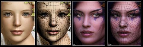 D Face Modeling A Guide To Face Topology Thunder Clou