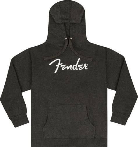 Fender Fender Spaghetti Logo Hoodie Gray Heather M