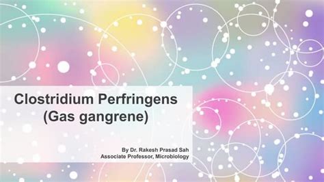 Clostridium Perfringens Ppt