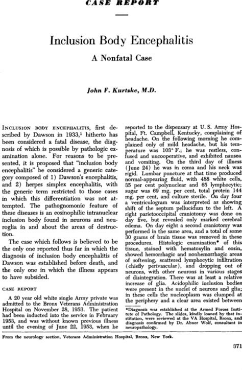inclusion body encephalitis neurology
