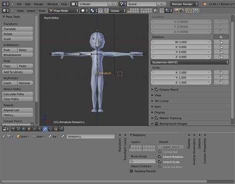 Trouble Disconnecting Bones Basics Interface Blender Artists Community