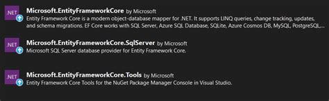 Sql Database Migration In Net With Entity Framework Core Dev Community
