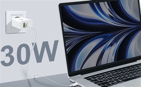 30w Usb C Charger Lader Usbc Met Usb A Power Adapter Oplader Stekker Pd Qc Snellader Voor