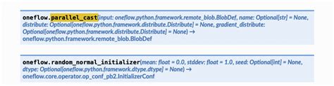oneflow parallel cast文档缺失不知道功能 Issue Oneflow Inc oneflow GitHub