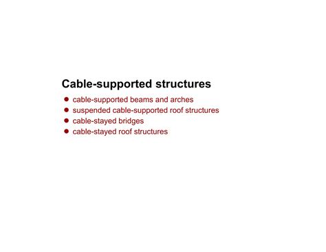 cable structures pdf