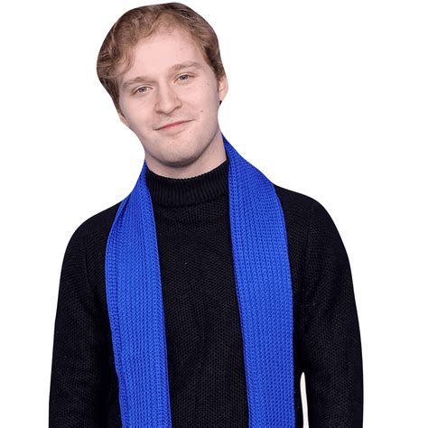Fred Hechinger Scarf Half Body Buddy Cutout