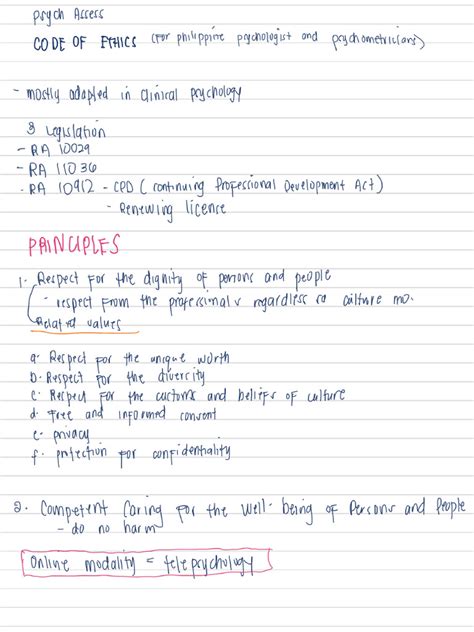 Psych Assess Code Of Ethics Pdf
