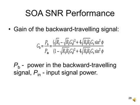 Semiconductor Optical Amplifiers Ppt Consumer Electronics