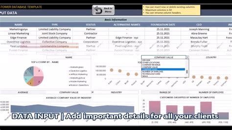 Excel Customer Database Template