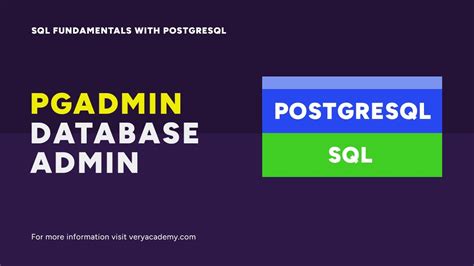Creating and Administrating Database Tables with pgAdmin | SQL Fundamentals with PostgreSQL ...