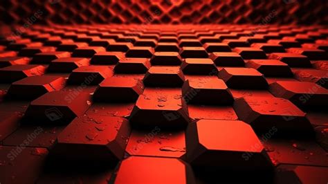 Geometric Red Tiles Powerpoint Background For Free Download Slidesdocs