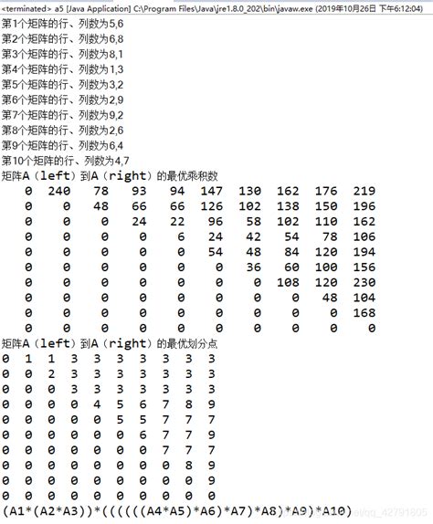 矩阵链乘法矩阵链式法 Csdn博客