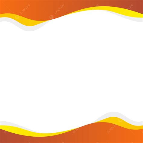 주황색 노란색 추상 물결 모양 테두리 투명 배경 벡터 국경 떨리는 프레임 Png 일러스트 및 벡터 에 대한 무료 다운로드 Pngtree