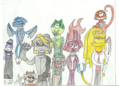 Mixels Anime Leaders By Worldofcaitlyn On Deviantart