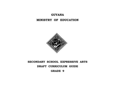 Grade 9 Curriculum Guides