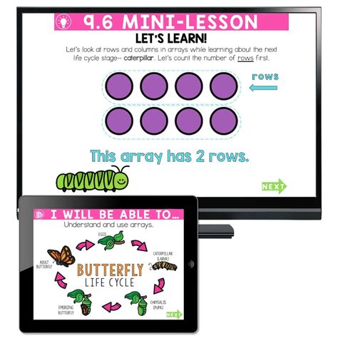 Lucky To Learn Math Lesson 96 Arrays Teaching Slides Lucky