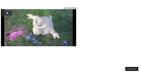 Videojs Player Codesandbox