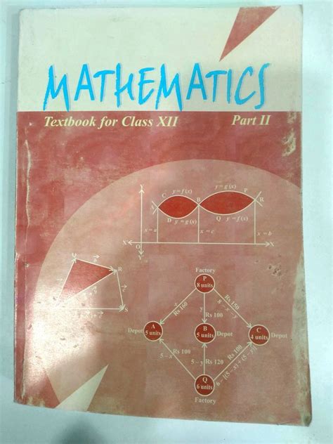 Textbooks 12 Class Part Ii Mathematics Textbook Freeup