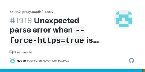unexpected parse error when ` force true` is set without tls certificate · issue 1918