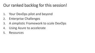 Scaling DevOps Beyond Teams With Azure PPT