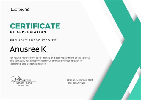 Anusree K On Linkedin Lernx