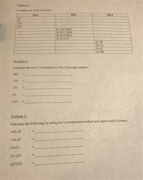 Solved Exercise Problem I Give An Example Of A Digital Chegg