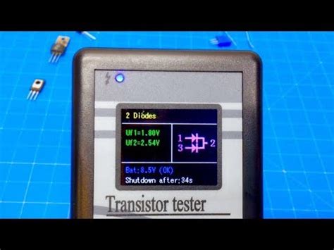 Multifunction Transistor Tester Mega LCD Display First Look Test Kevin Gittemeier