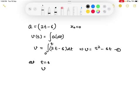 Starting From Rest A Particle Moving In A Straight Line Has An