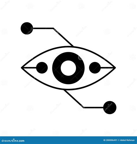 Ai View Glyph Vector Icon That Can Easily Edit Or Modify Stock Vector Illustration Of Diagram