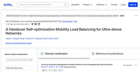 A Handover Self Optimization Mobility Load Balancing For Ultra Dense