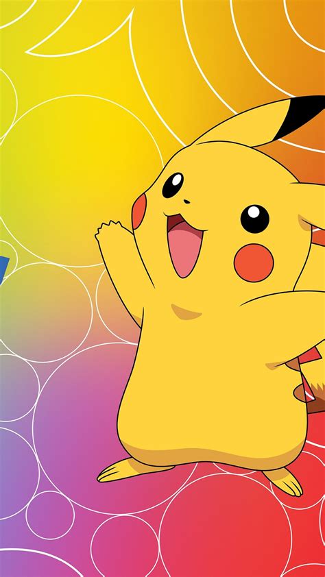 Pokemon Wallpaper 4k Pikachu Colorful Background