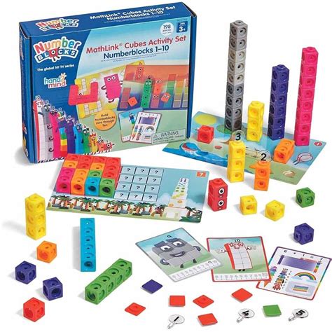 Hand2mind Numberblocks Mathlink Cubes 1 10 Activity Set Shopee Philippines
