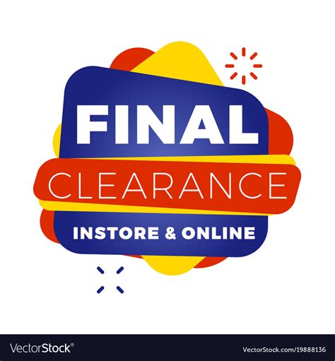 Sale Bunner Template Design Element Royalty Free Vector