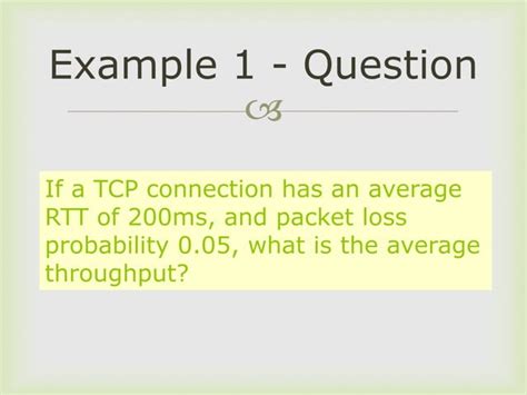 Tcp Periodic Modeling PPT