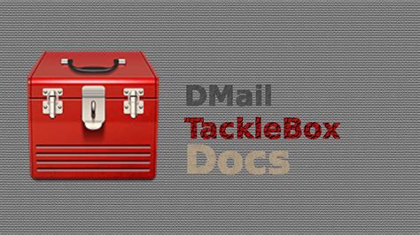 Dmail Tacklebox Docs · Github Topics · Github