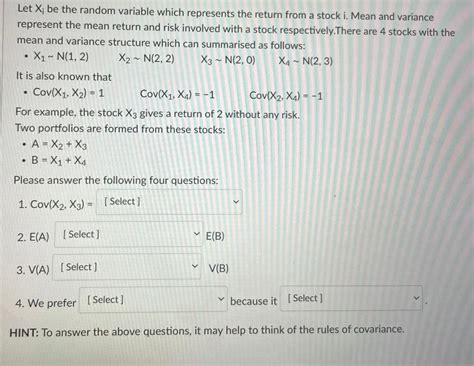 Solved Let Xi Be The Random Variable Which Represents The