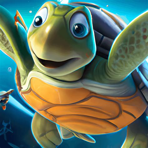Cute And Funny Turtles From Finding Nemo Disney Movie Creative Fabrica