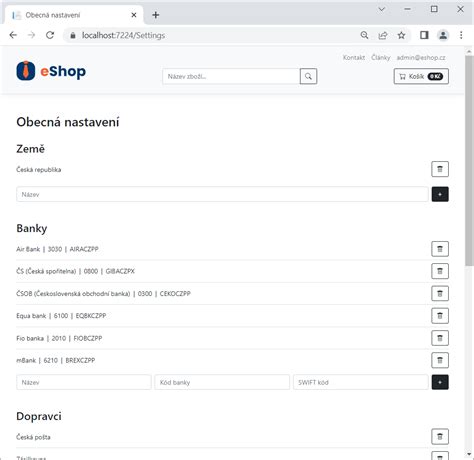 E Shop V Aspnet Core Mvc Administrace